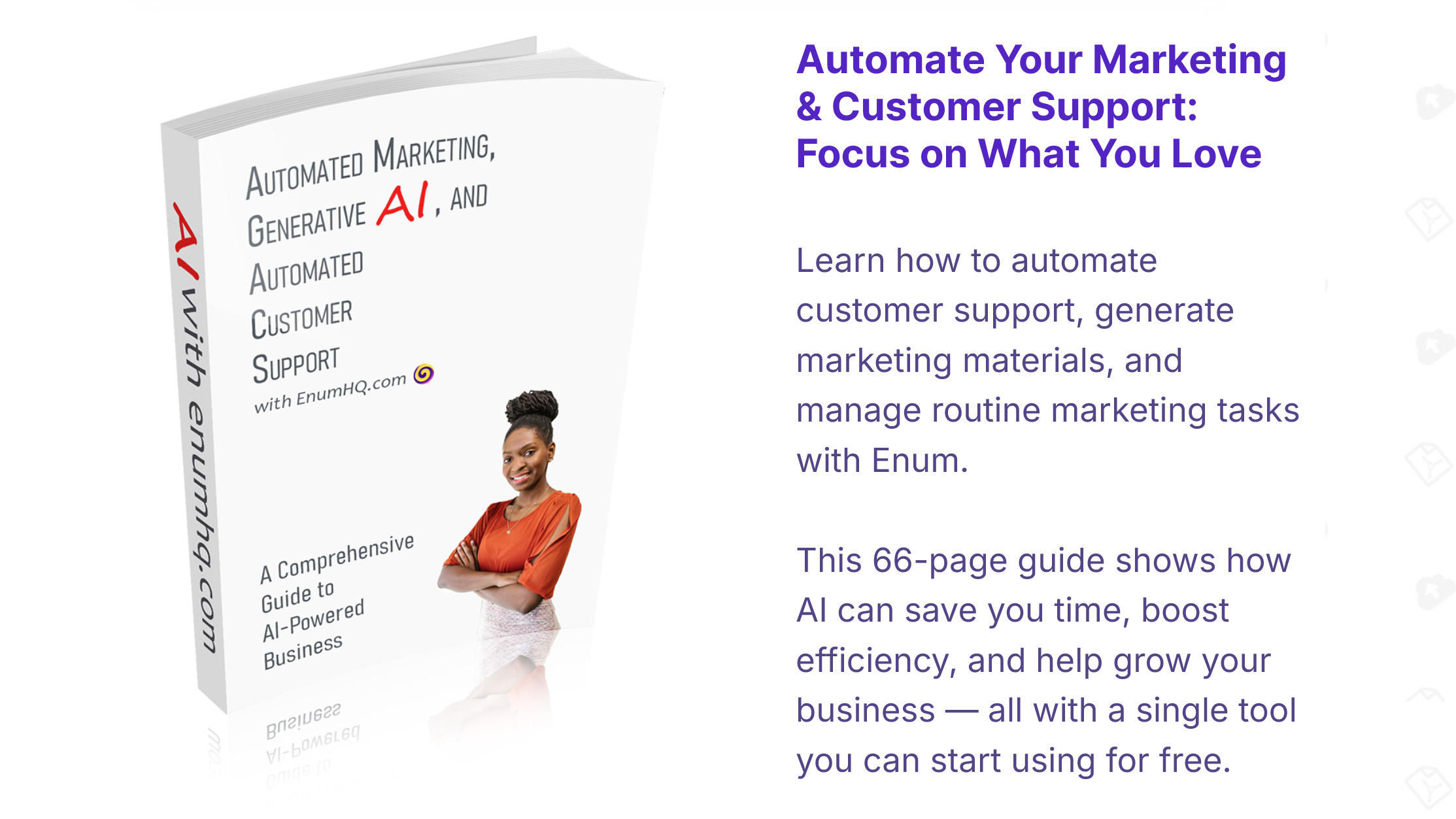 ENUM Get Your Free Book On Using AI In Business